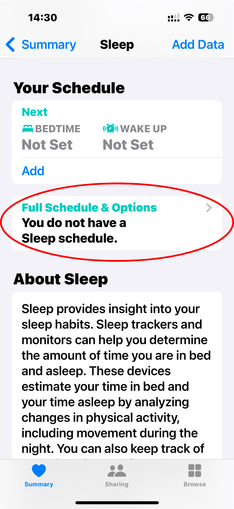 Setting method